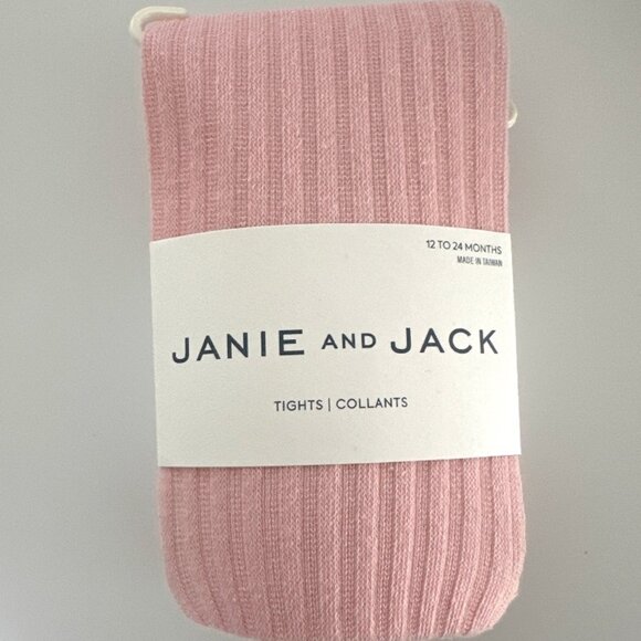 Janie and Jack | Accessories | Nwt Janie And Jack Girl Pink Tights New ...